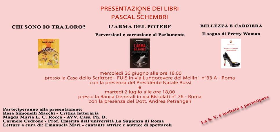 Presentazione libri Pascal Schembri - Nep Edizioni